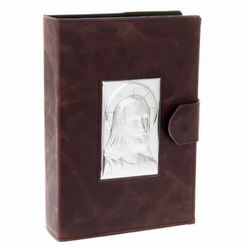 Roman Missal cover, silver and leather | online sales on HOLYART.com