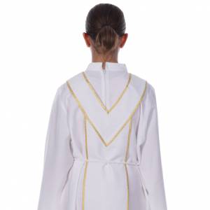 First Communion alb, with embroidered stole | online sales on HOLYART.co.uk